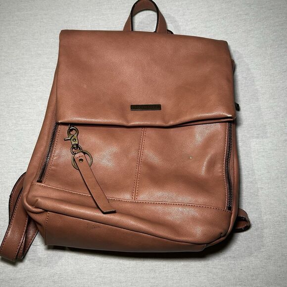 Frye | Bags | Frye Co Backpack Blush Pink Vegan Faux Leather Backpack ...